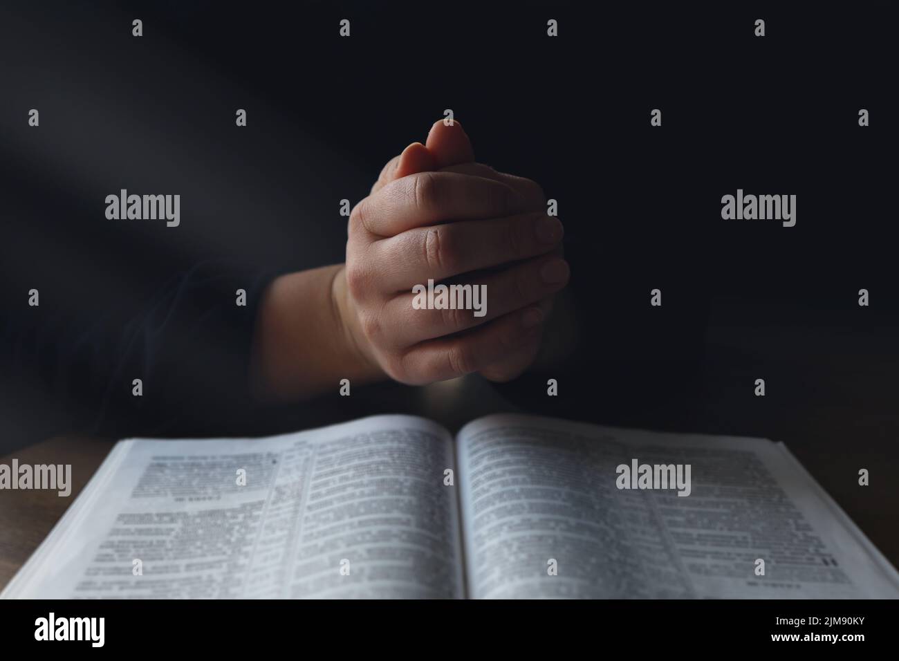 Christian woman reading for bible study hi-res stock photography and ...