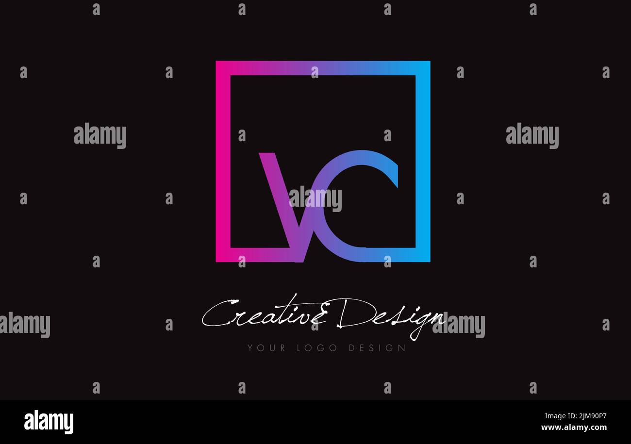 Letter vc vector vectors hi-res stock photography and images - Alamy