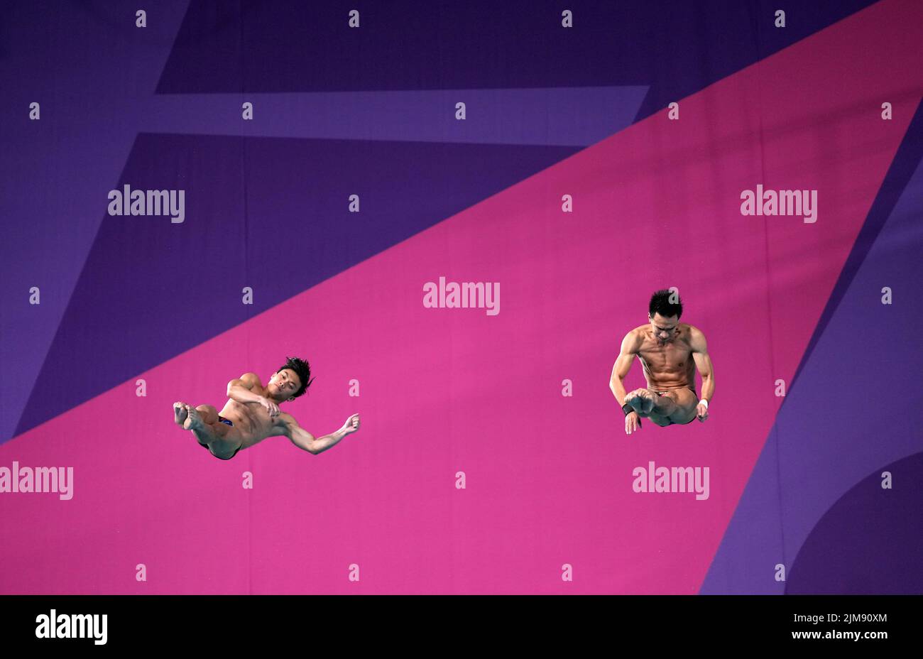 Malaysia's Gabriel Gilbert Daim and Muhammad Syafiq Bin Puteh during ...