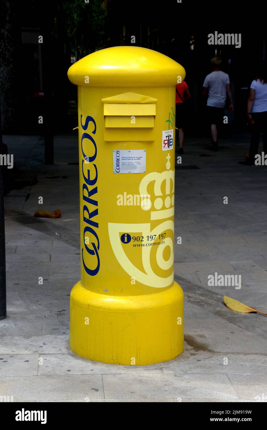 Majorcan pillar box Stock Photo - Alamy