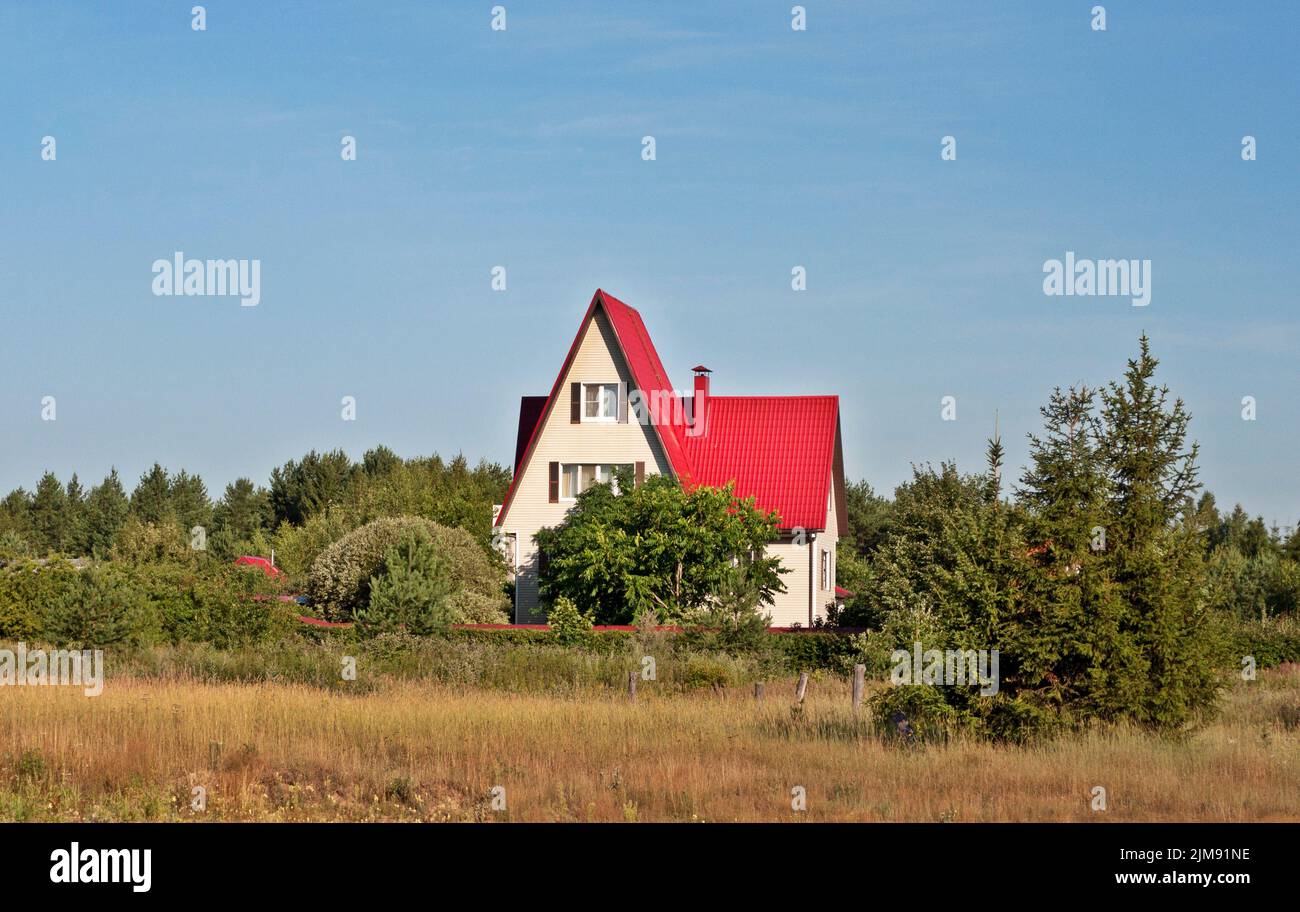 Beautiful country house Stock Photo - Alamy
