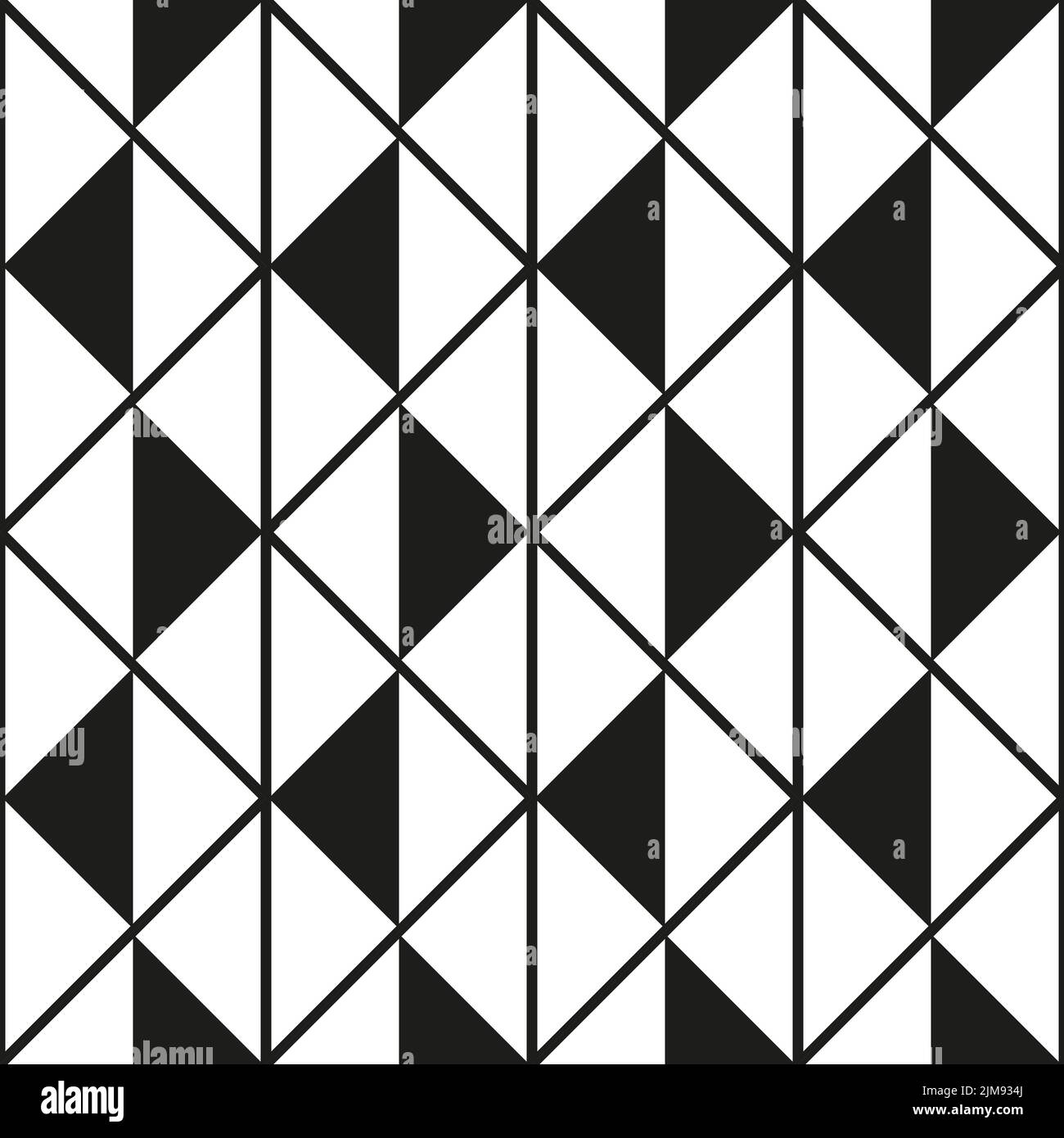 Black and white geometric seamless pattern contrast smooth repeating ...