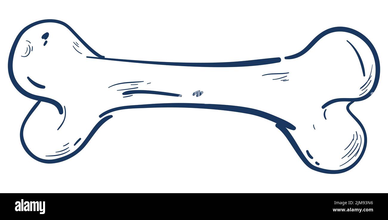 Doodle bone Cut Out Stock Images & Pictures - Alamy