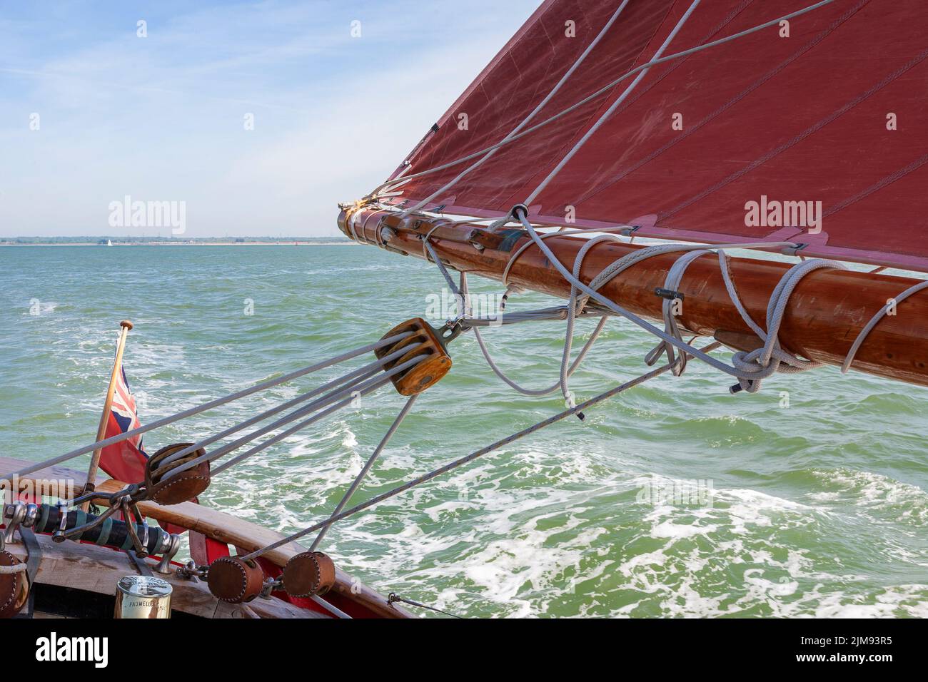 Sailing aboard the traditional gaff cutter "Jolie Brise": Solent ...