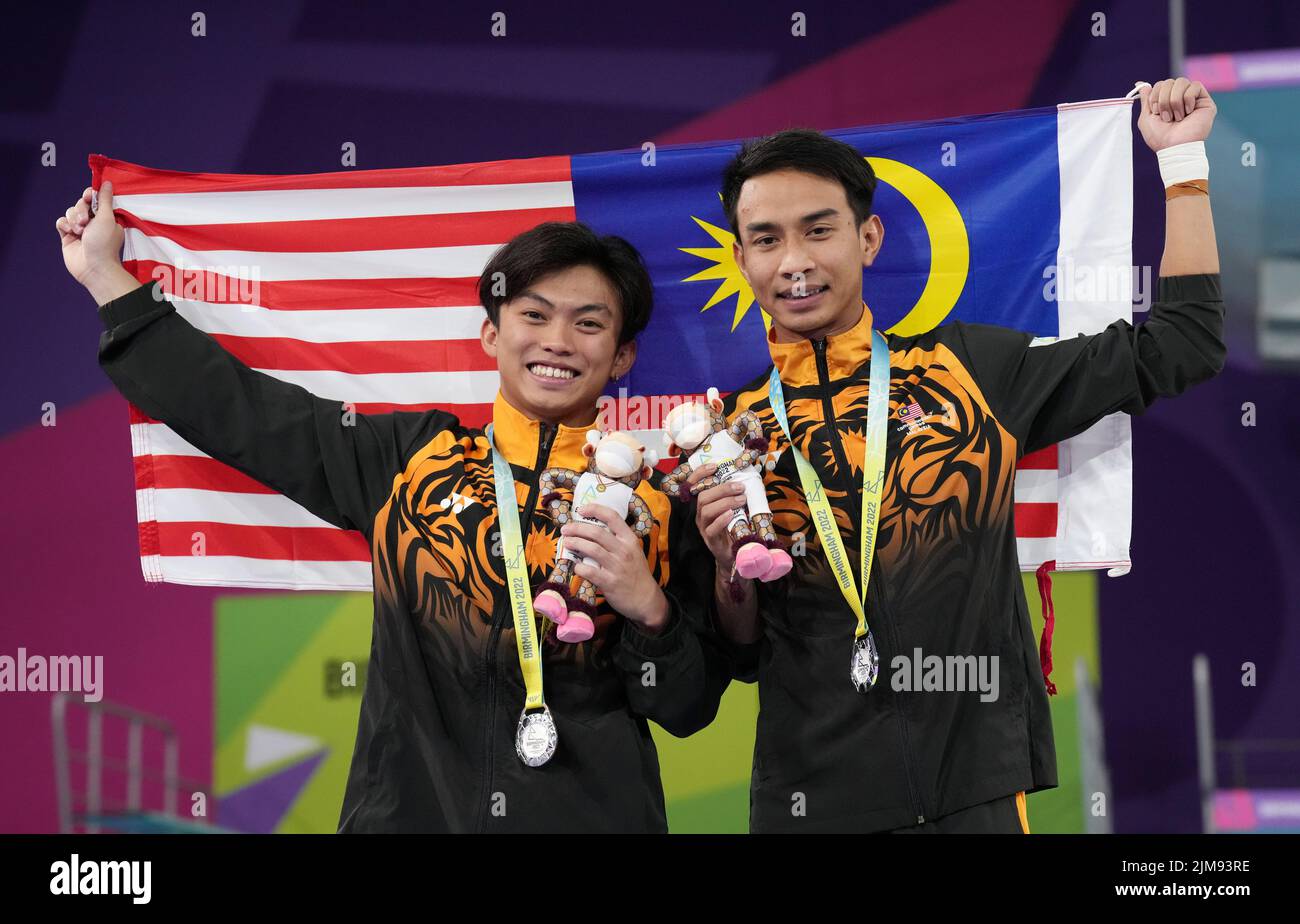 Malaysia's Gabriel Gilbert Daim and Muhammad Syafiq Bin Puteh with ...