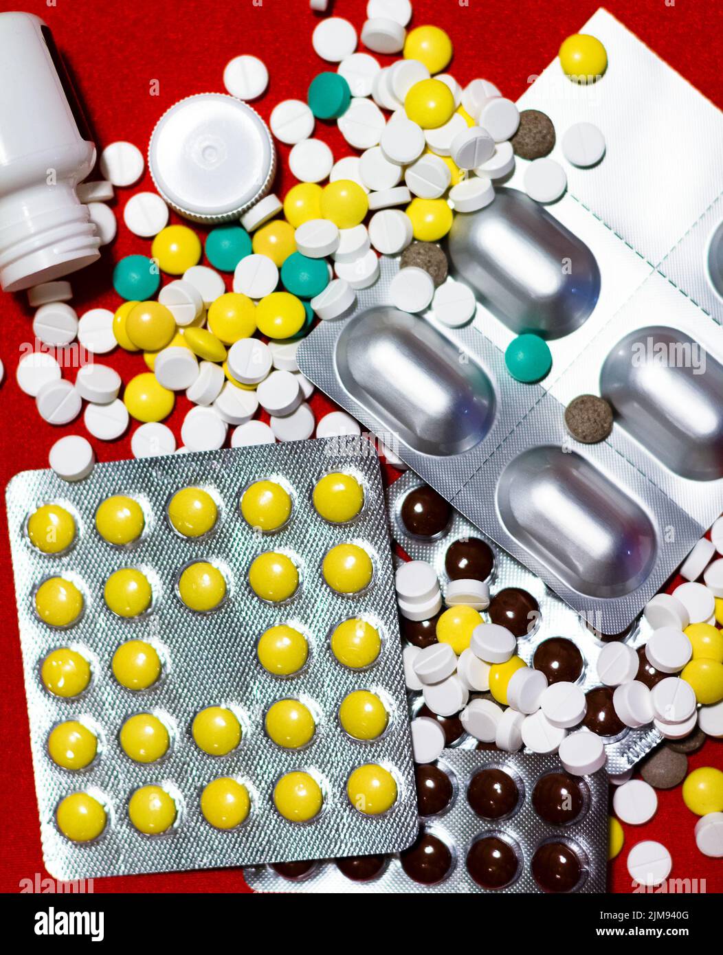 Colorful Vitamin Tablets