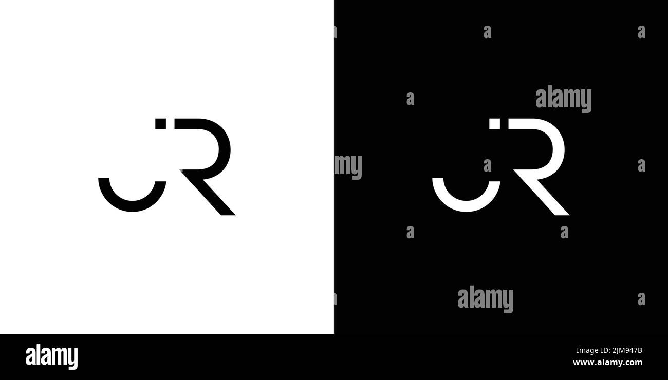 Modern and elegant JR initials logo design Stock Vector Image & Art - Alamy