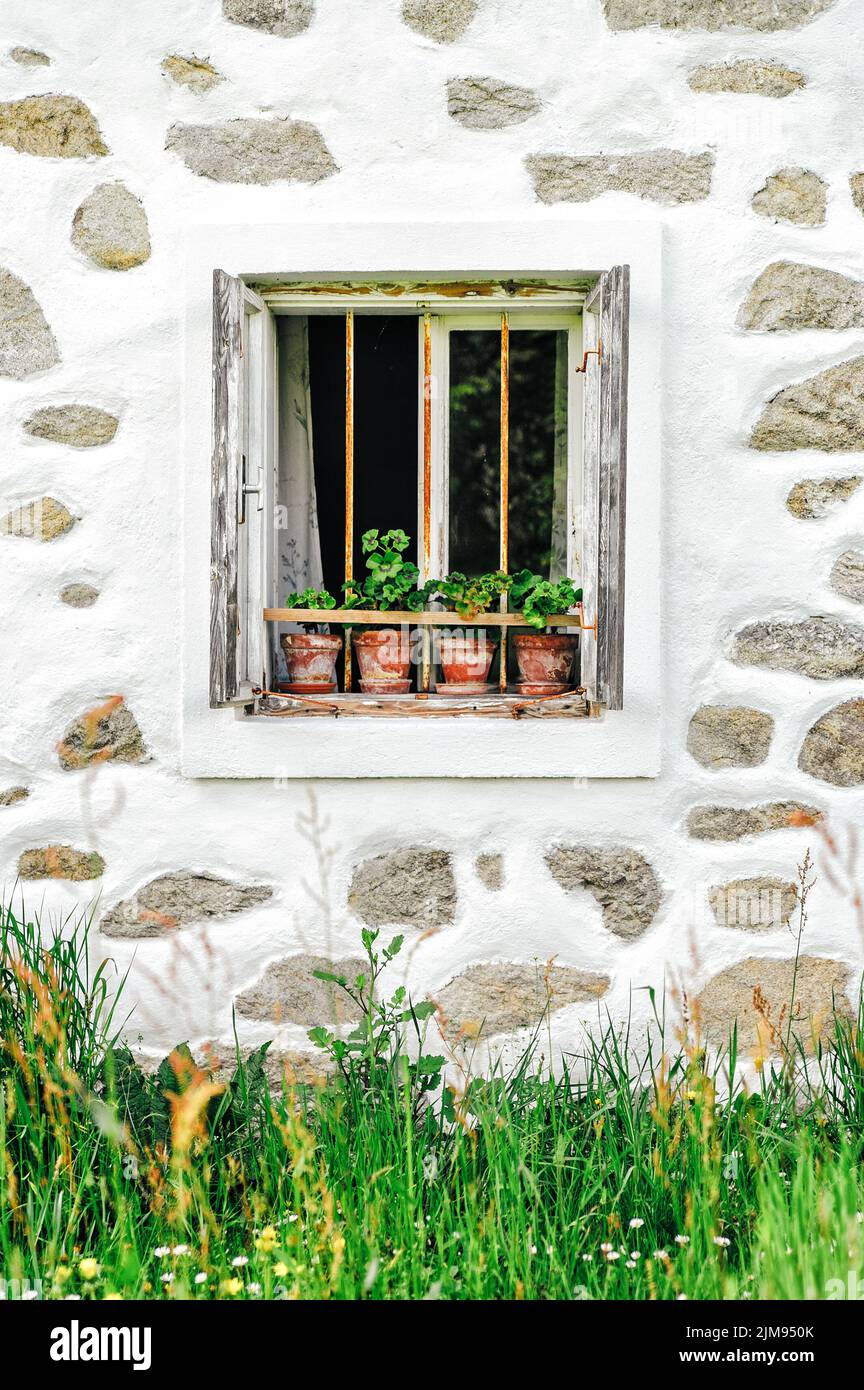 Window of a Farm Stock Photo - Alamy