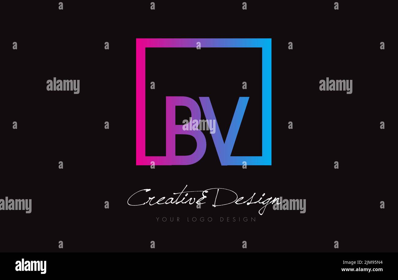 Letter bv vector vectors hi-res stock photography and images - Alamy