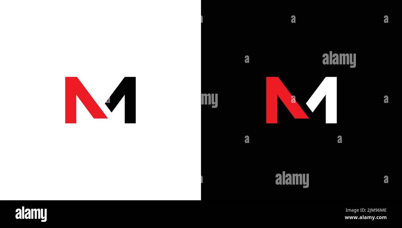 Modern and professional letter M1 initial logo design Stock Vector ...