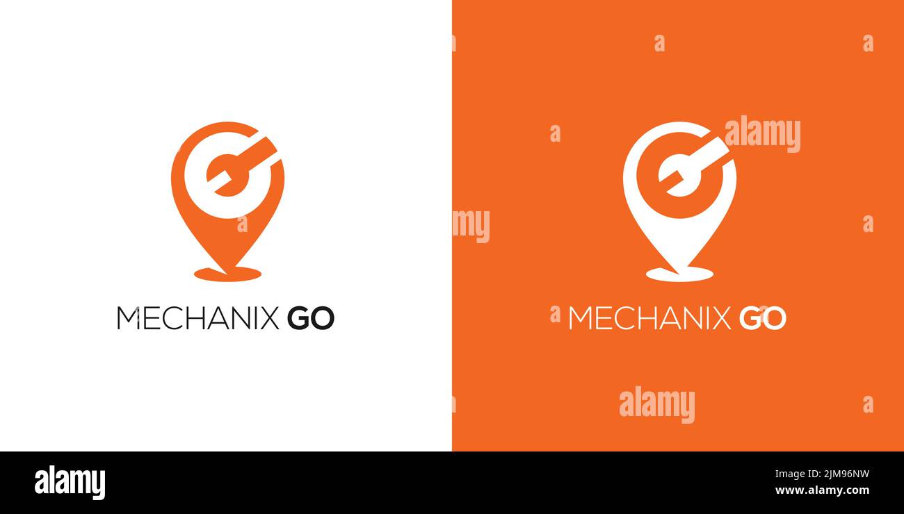 Mechanic go logo hi-res stock photography and images - Alamy