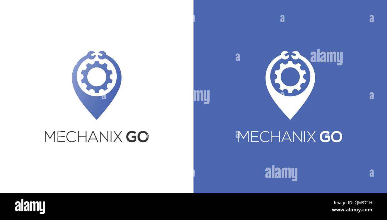 Mechanic go logo hi-res stock photography and images - Alamy
