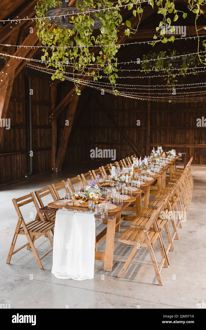 A beautifully set table for celebrating a party. Tableware sets for ...