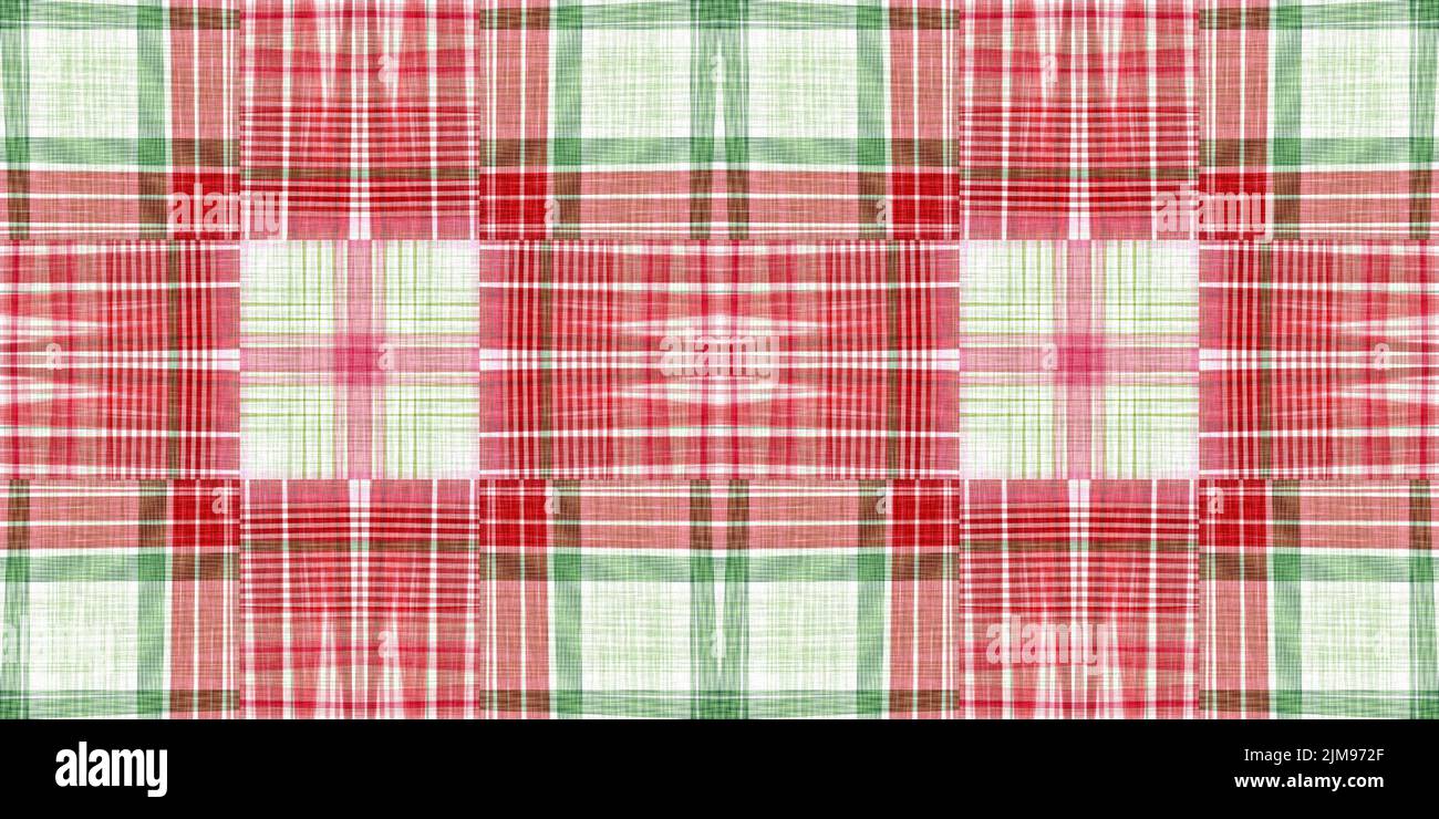 Christmas tartan background border. Traditional plaid for seasonal ...