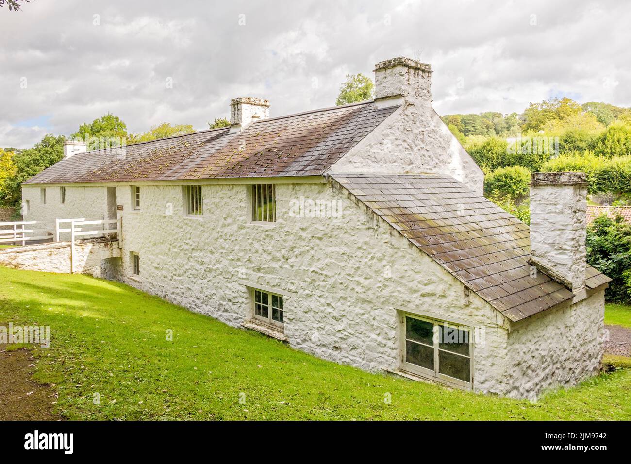 Esgair Moel Woolen Mill St. Fagan's Cardiff UK Stock Photo - Alamy