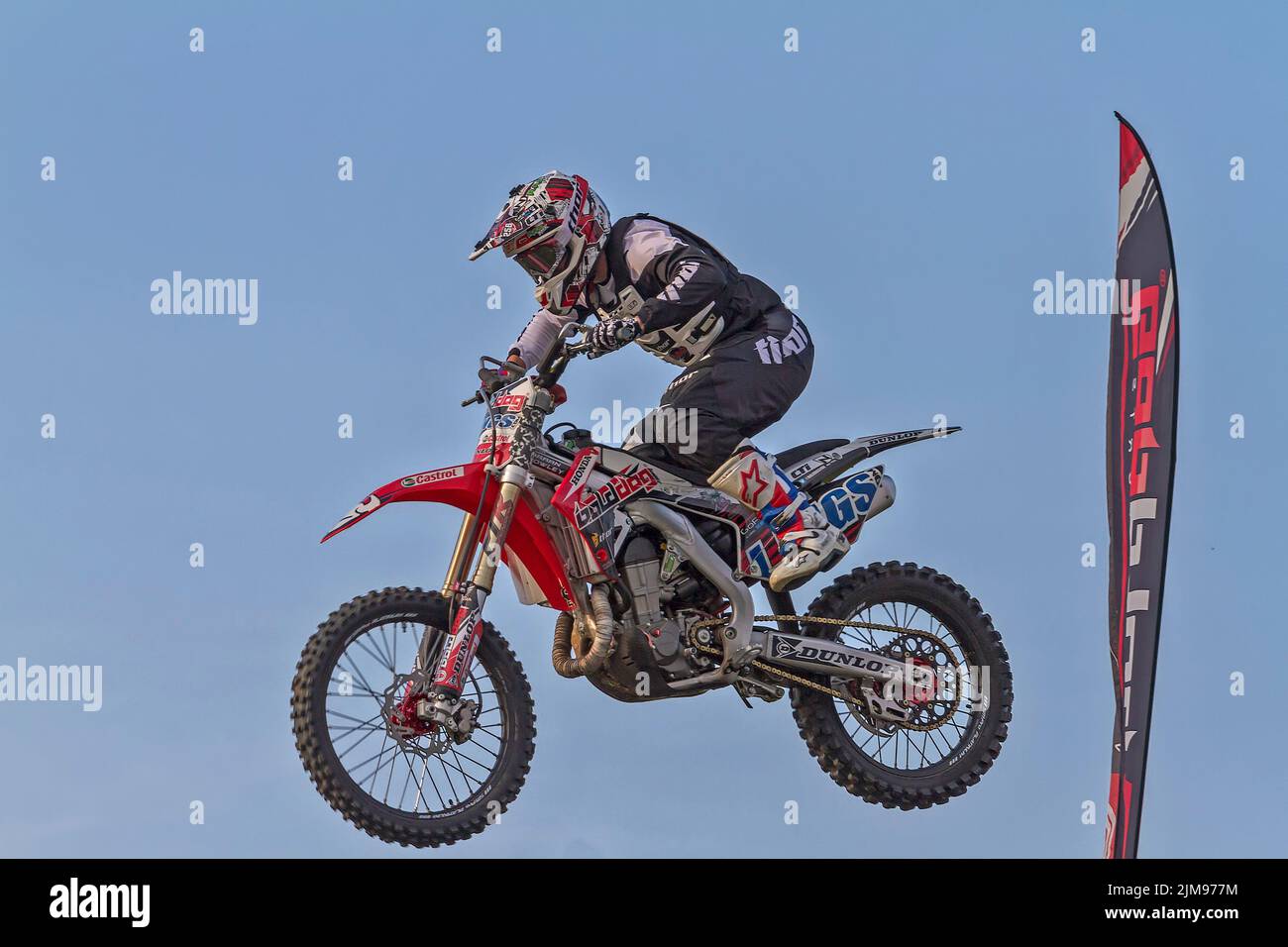 Motorbike Display Team In action Berkshire UK Stock Photo - Alamy