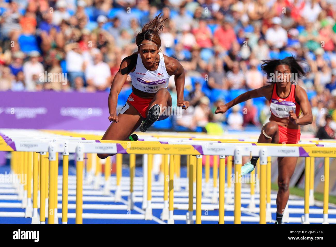 Cindy Sember of England on her way to winning the heat of the women’s ...