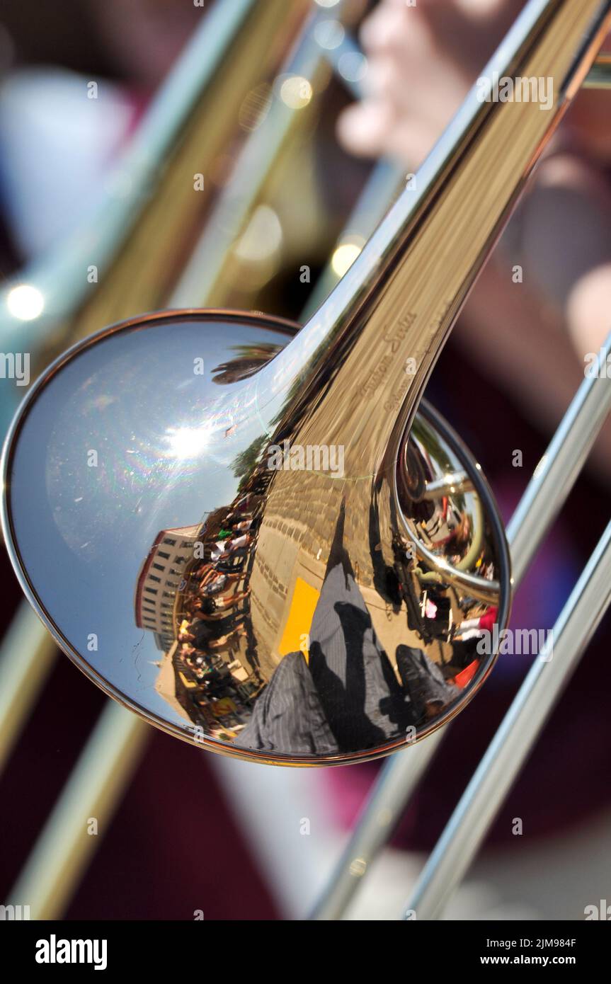 Jazz festival trumpet hi-res stock photography and images - Alamy