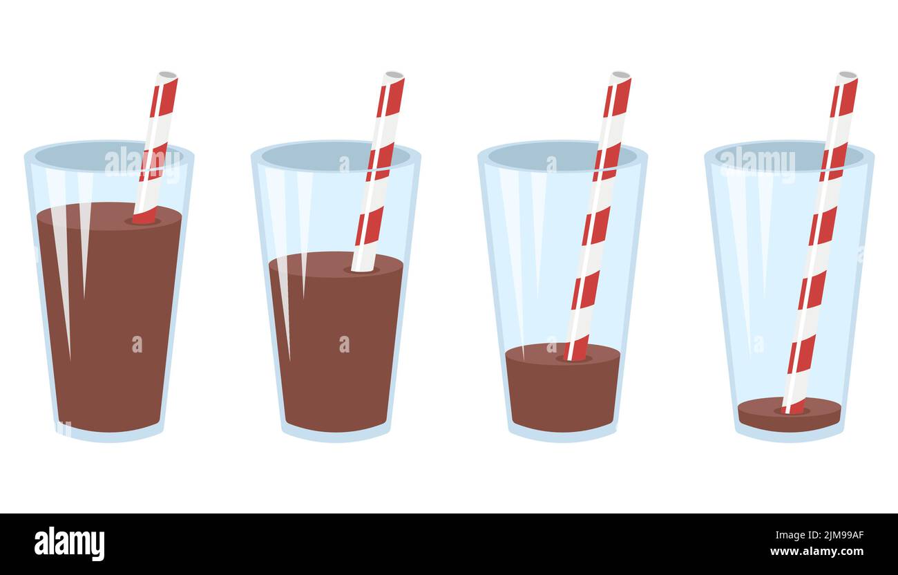 Milkshake cups Stock Vector Images - Alamy