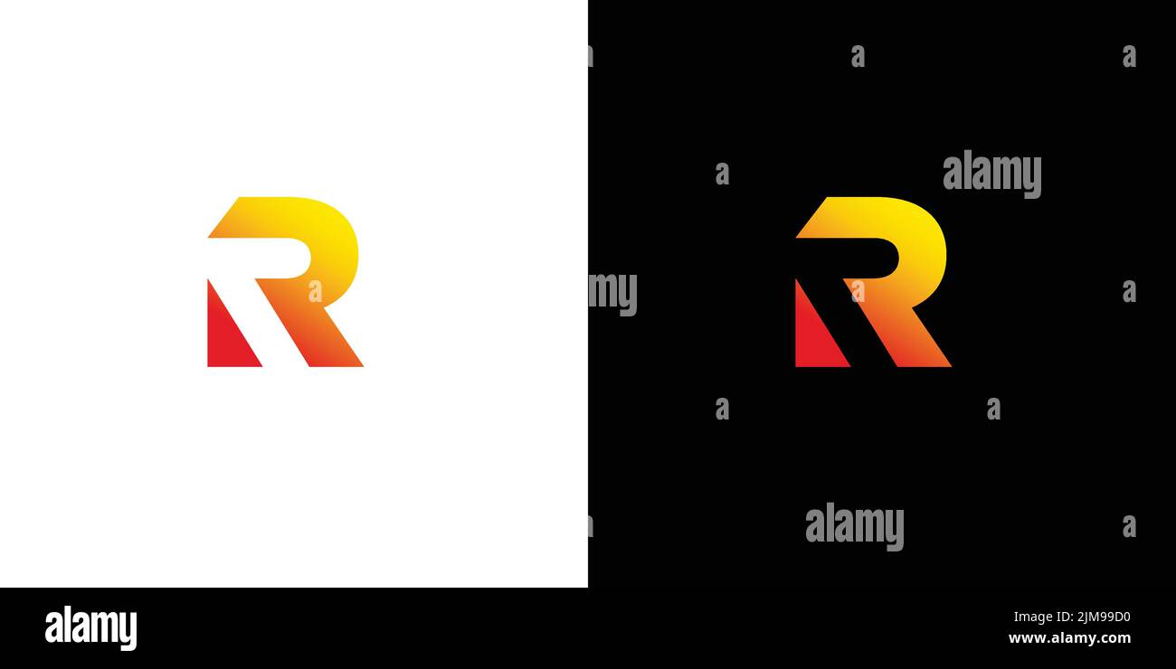 Modern and professional AR letter initials logo design Stock Vector ...