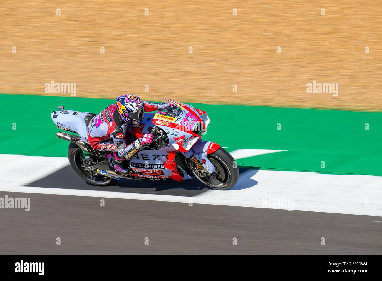Towcester, UK. 24th July, 2022. Enea BASTIANINI (Italy) of the Gresini ...