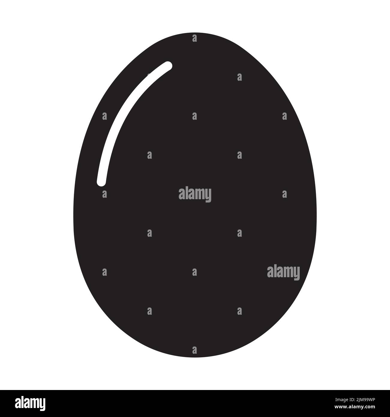 Egg bag vector icon isolated on white background for graphic design ...