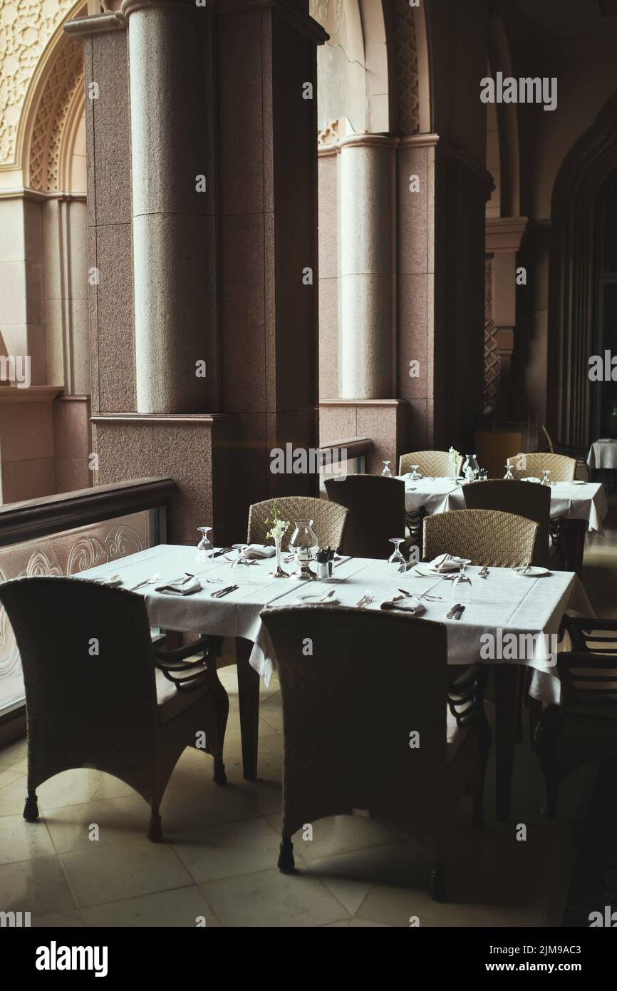 Interior of restaurant Stock Photo - Alamy