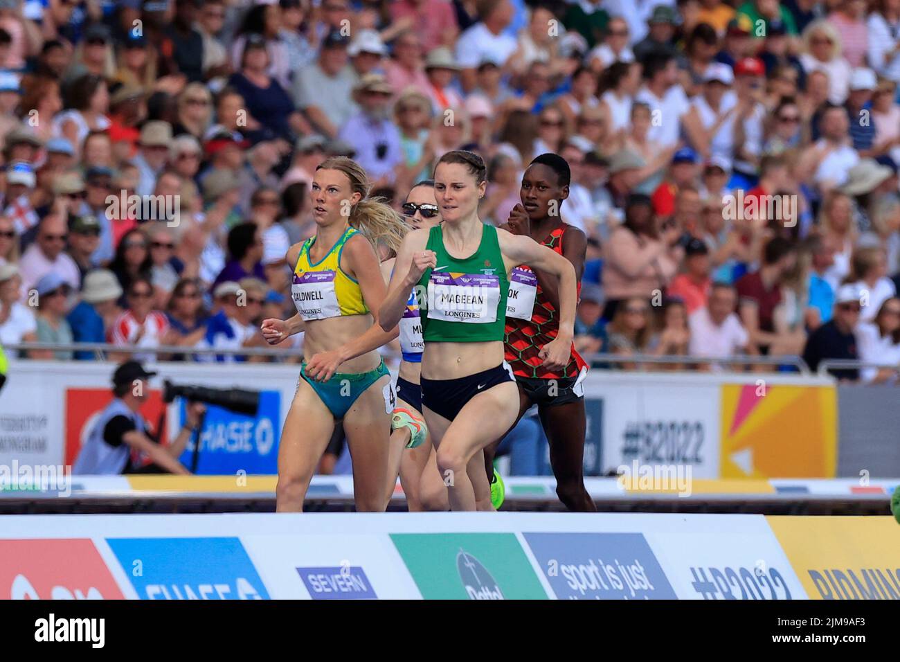 Ciara Mageean from Northern Ireland takes up the running in the Women’s ...