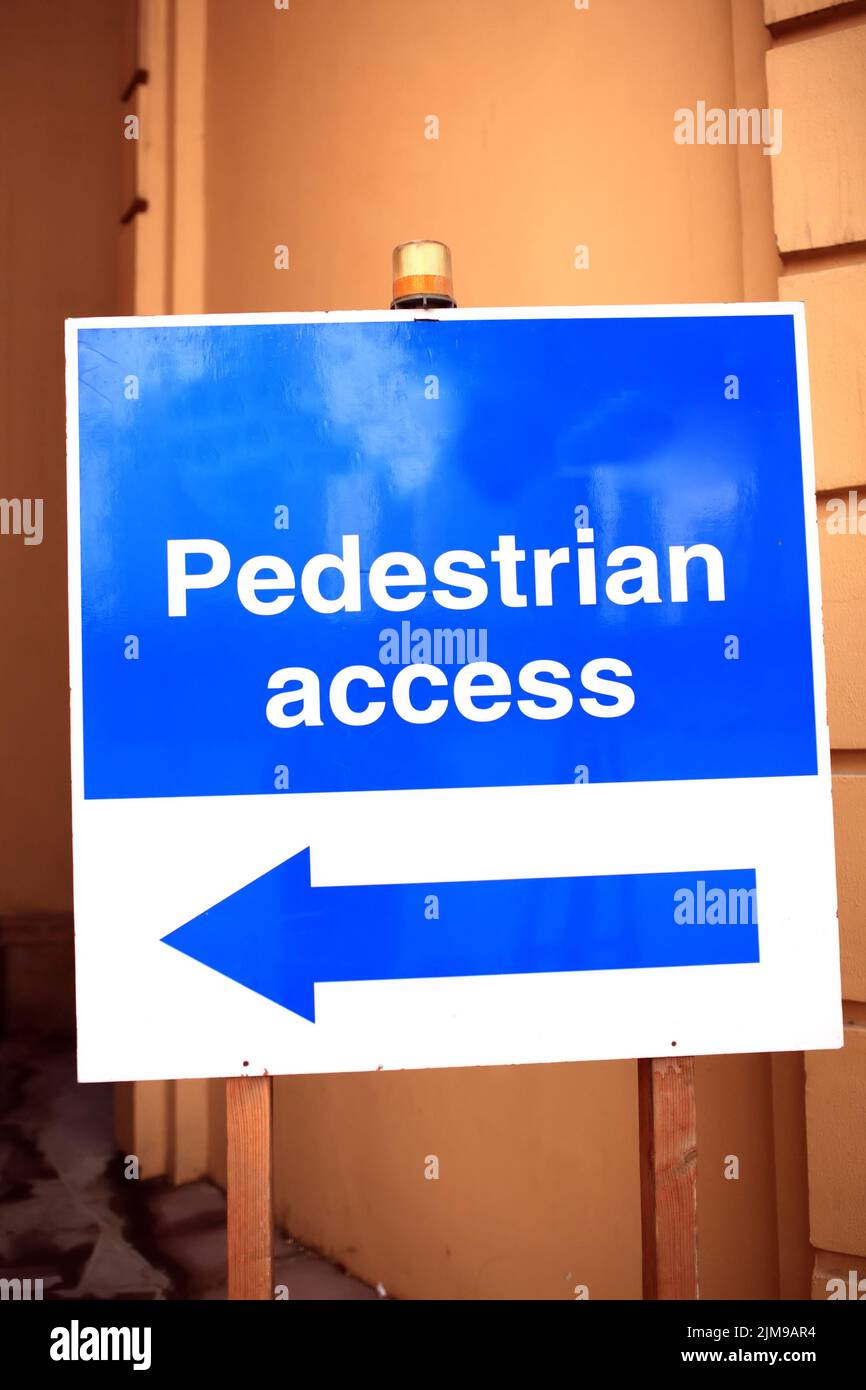Street sign with arrow Stock Photo - Alamy