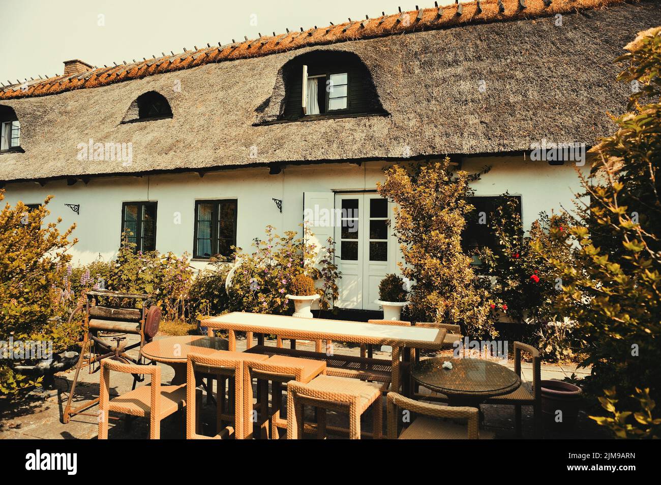 Small european house Stock Photo - Alamy