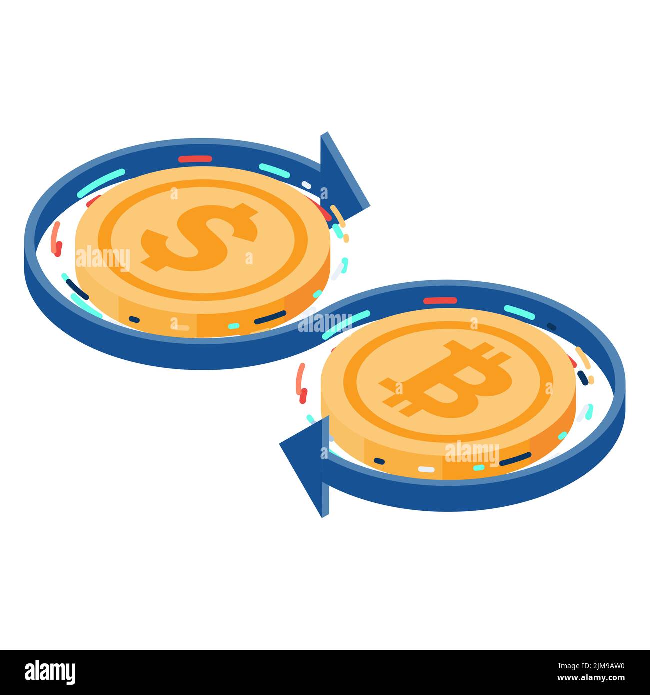 Digital dollar concept Stock Vector Images - Alamy