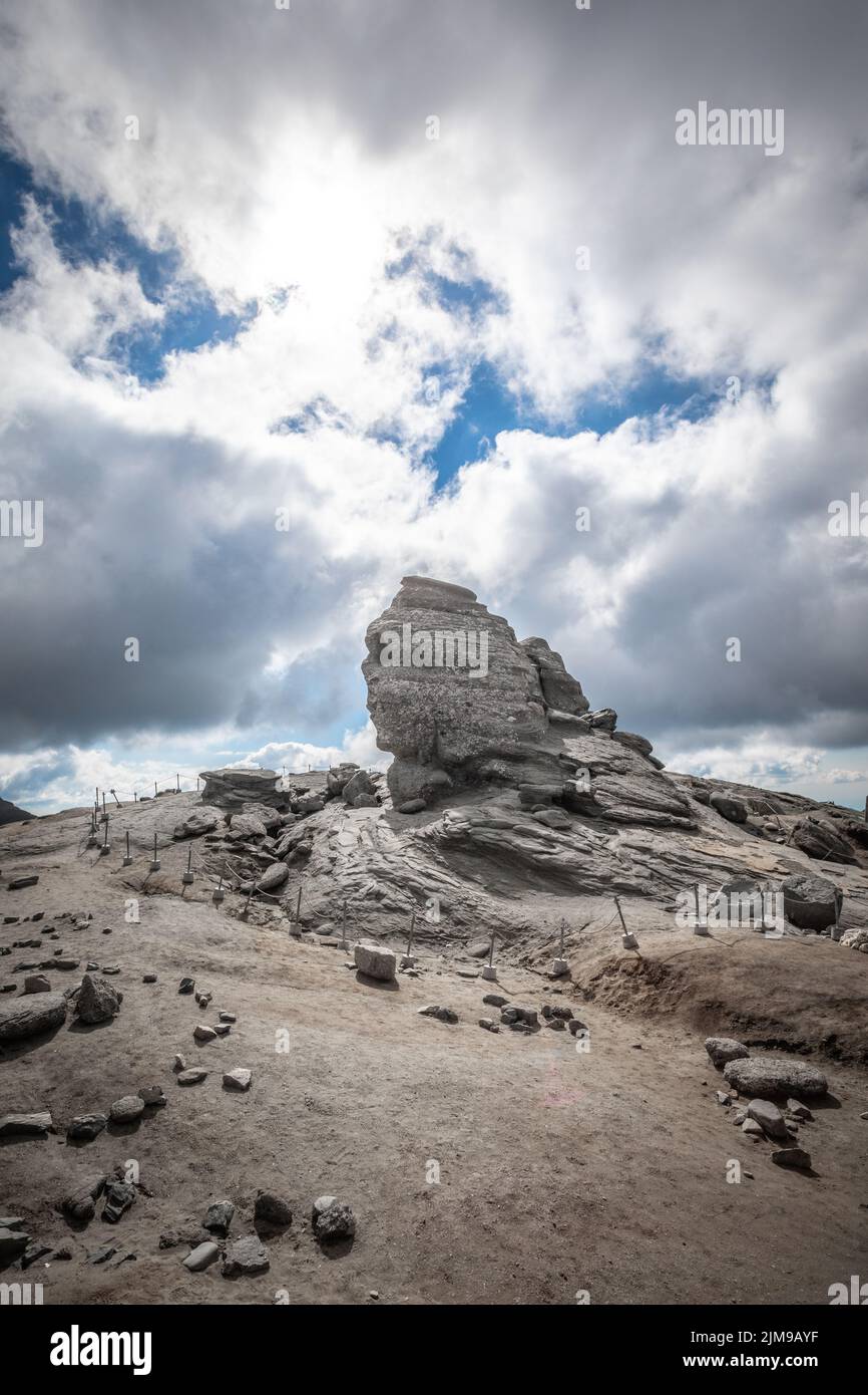 The Sphinx in the Bucegi Natural Park, Romania Stock Photo - Alamy