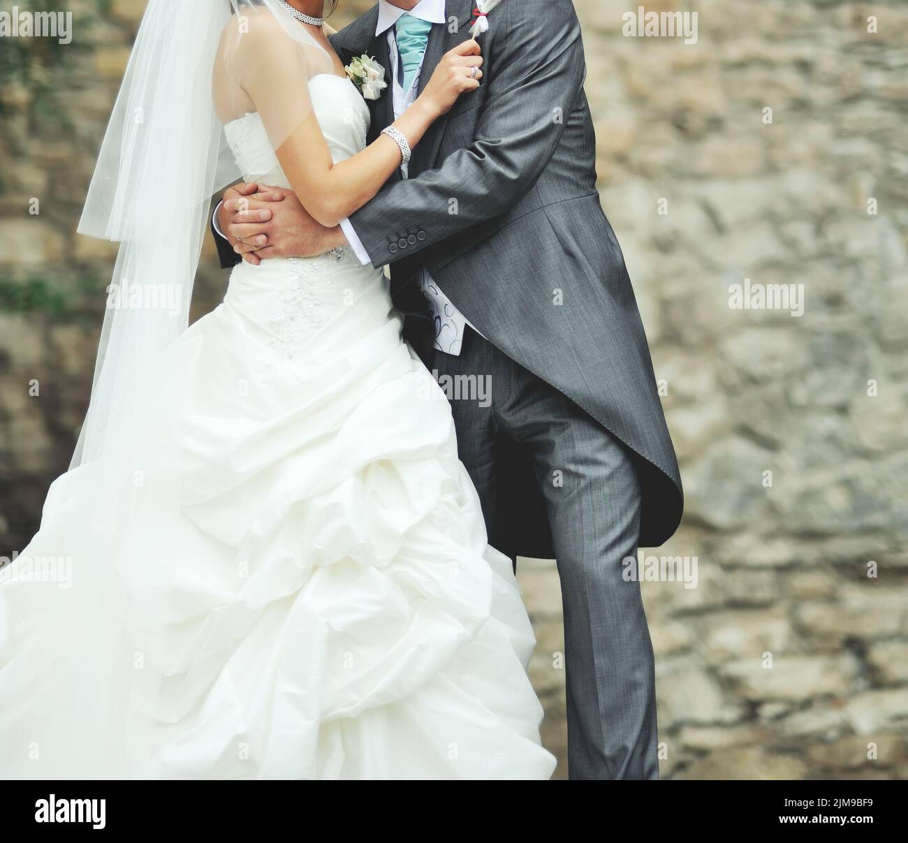 Wedding couple having fun Stock Photo - Alamy