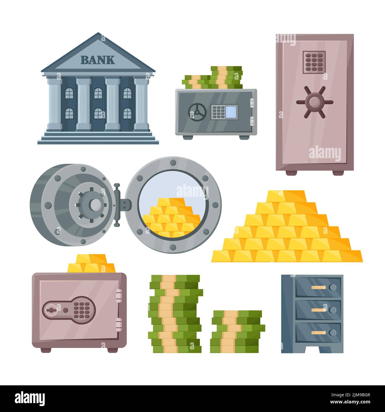 Stainless steel bars Stock Vector Images - Alamy