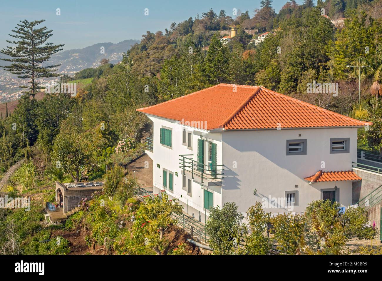 Quinta (mansion) In The Hillside Of Monte Madeira Stock Photo - Alamy