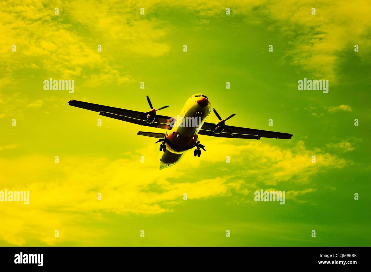 Colourful airplane hi-res stock photography and images - Alamy