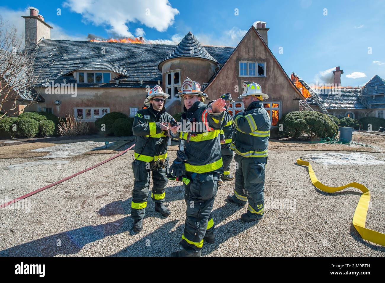 East Hampton, New York Fire Chief Gerard Turza, Jr. discusses strategy ...