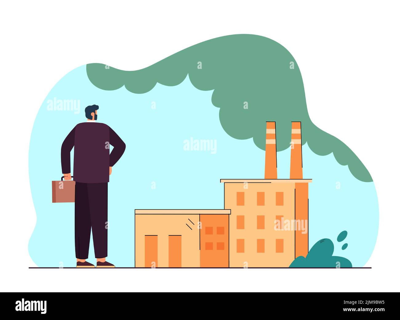 Air con man Stock Vector Images - Alamy