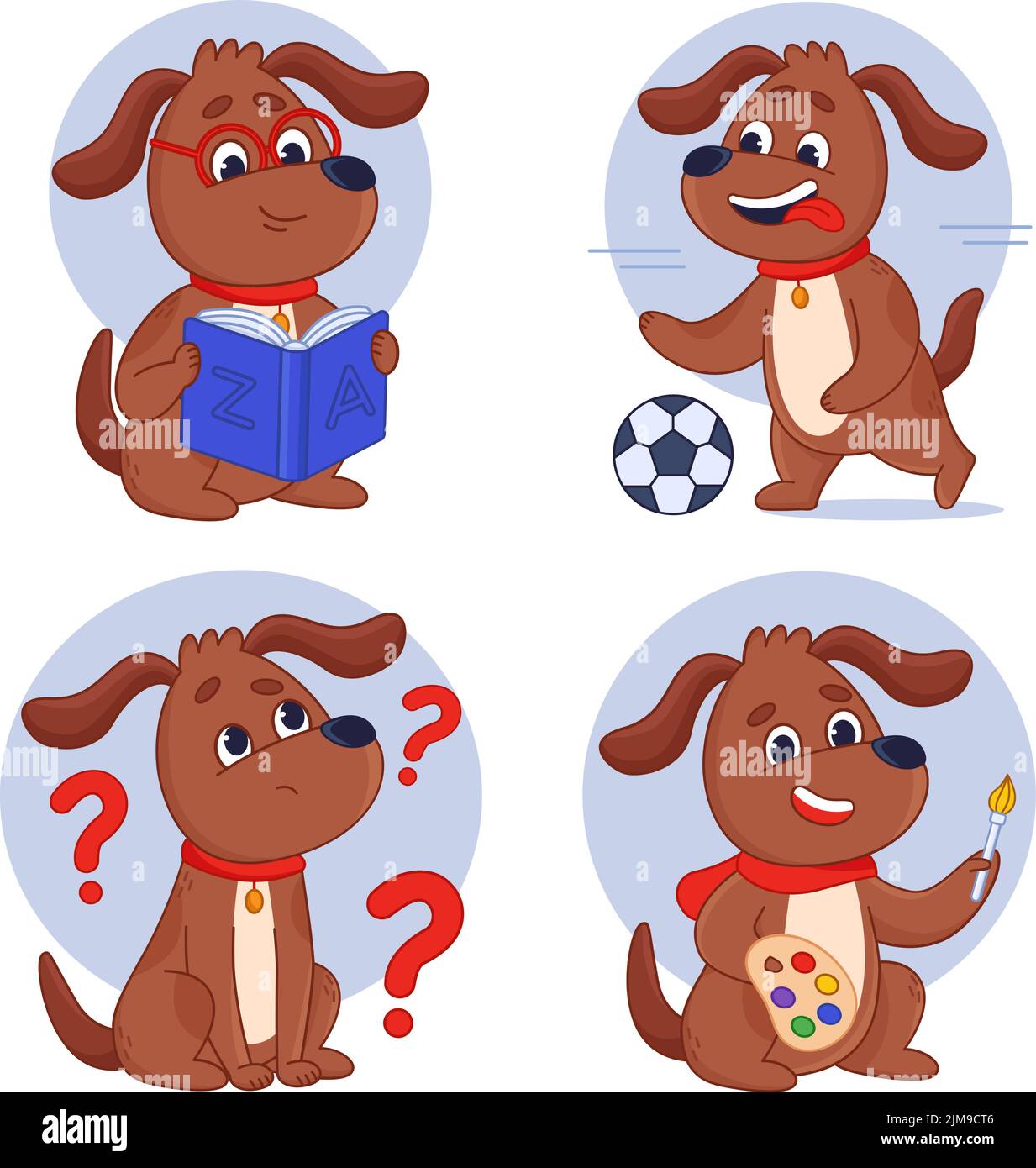 Dog question mark Stock Vector Images - Alamy