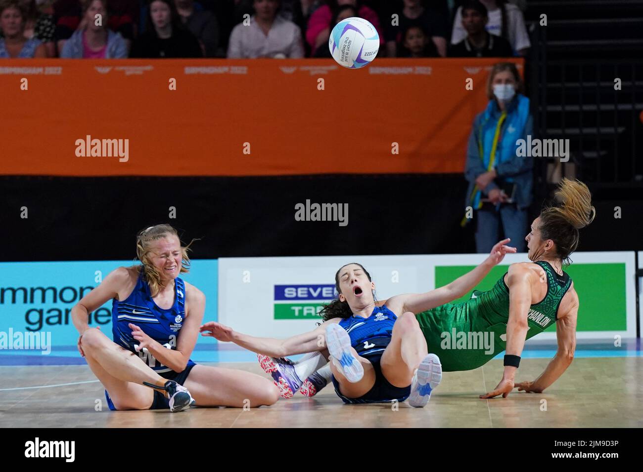 Scotland's Claire Maxwell (left), Hannah Leighton and Northern Ireland ...