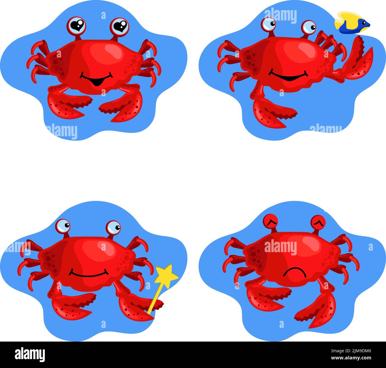 Hand holding crab Stock Vector Images - Alamy