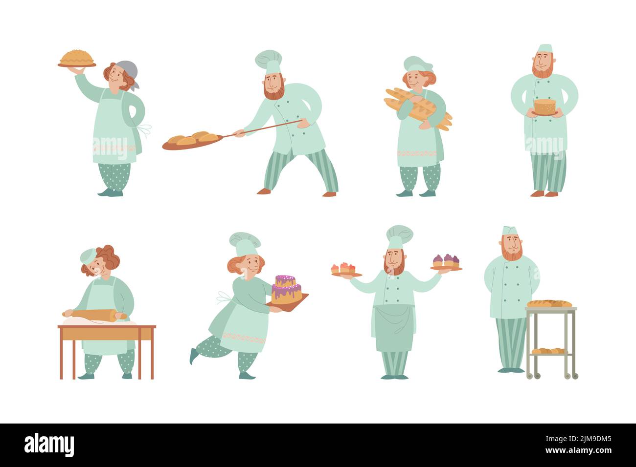 Male making cake Stock Vector Images - Alamy