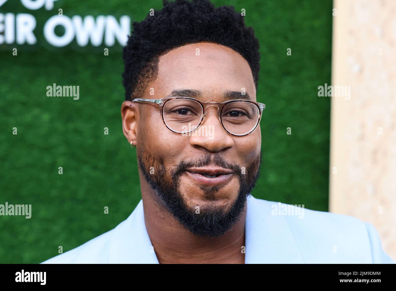 LOS ANGELES, CALIFORNIA, USA - AUGUST 04: American actor Aaron Jennings ...
