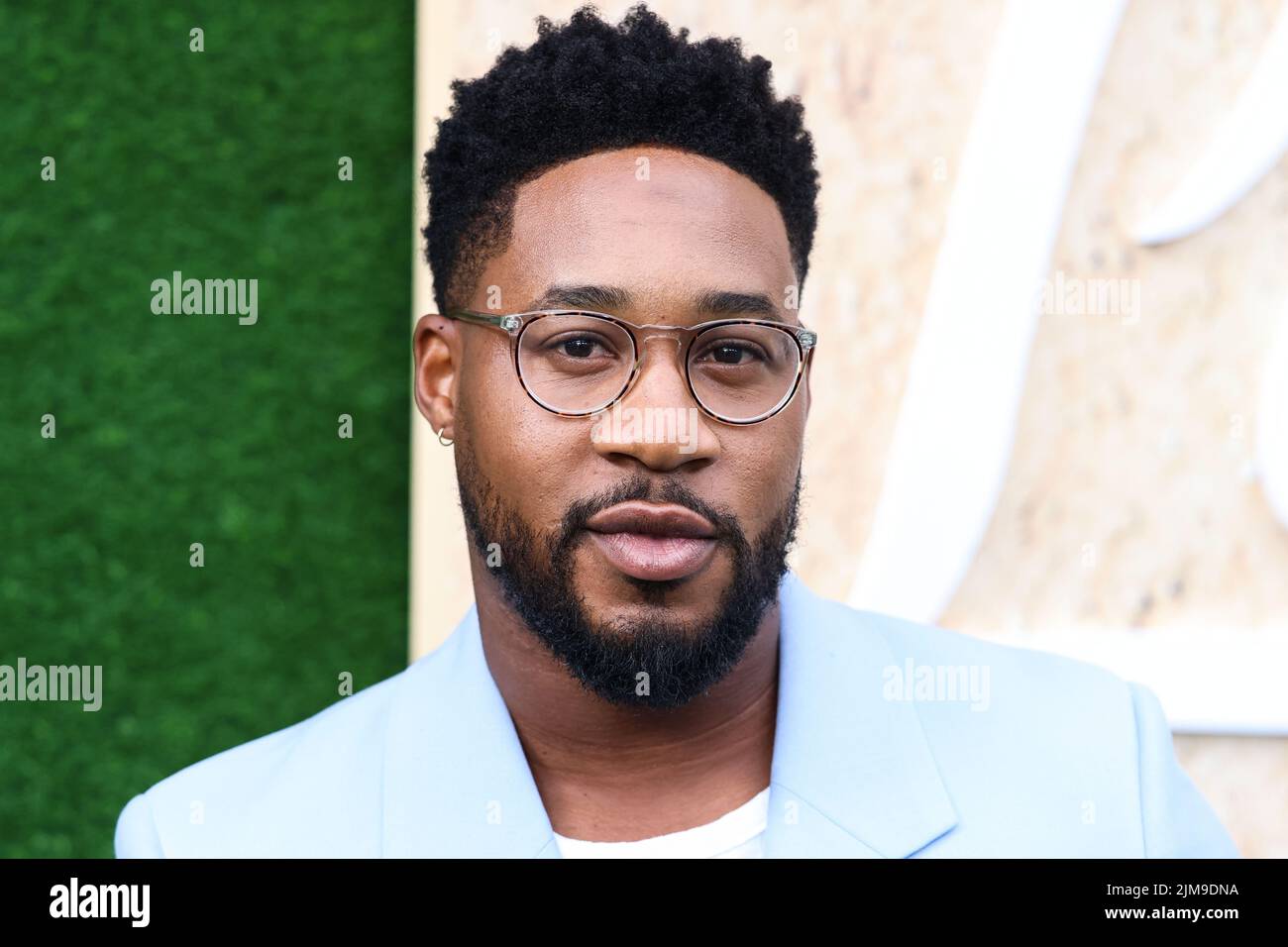 LOS ANGELES, CALIFORNIA, USA - AUGUST 04: American actor Aaron Jennings ...