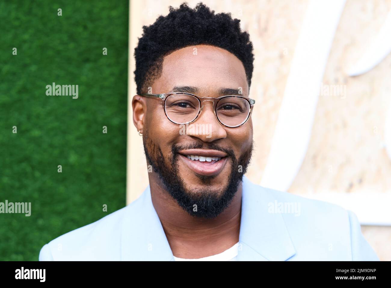 LOS ANGELES, CALIFORNIA, USA - AUGUST 04: American actor Aaron Jennings ...