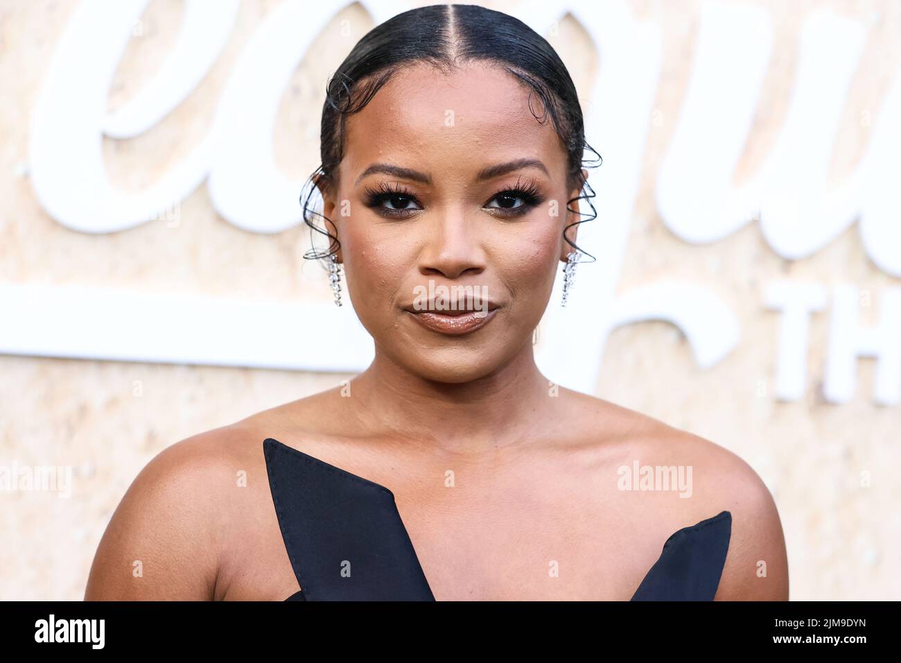 LOS ANGELES, CALIFORNIA, USA - AUGUST 04: American actress Chanté Adams ...