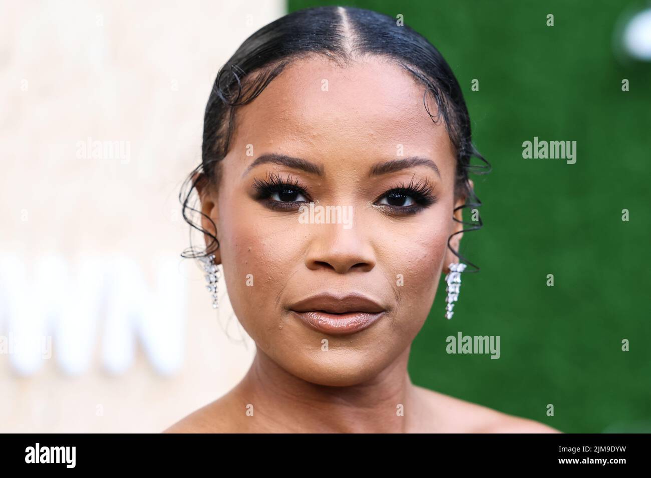 LOS ANGELES, CALIFORNIA, USA - AUGUST 04: American actress Chanté Adams ...