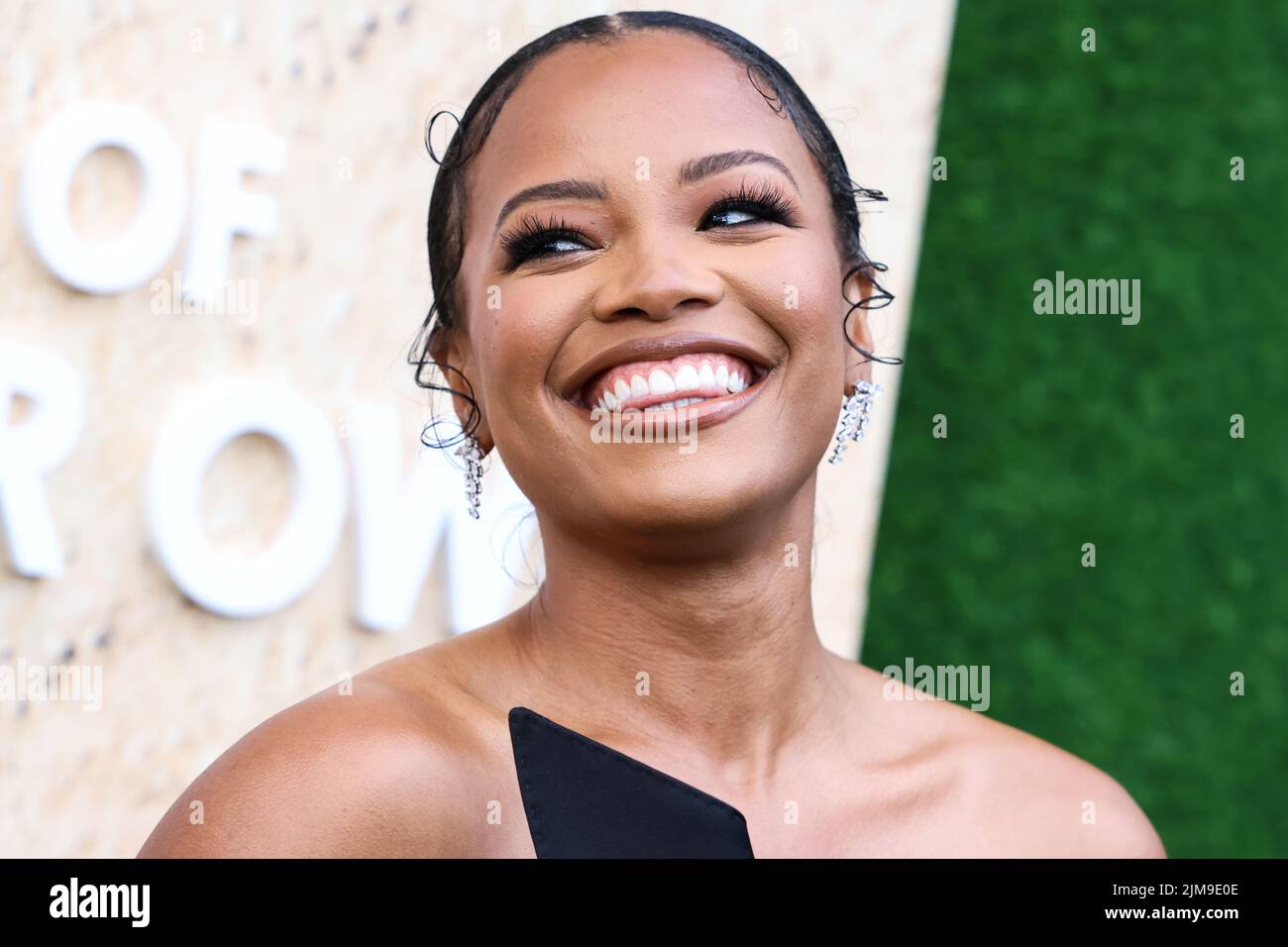 LOS ANGELES, CALIFORNIA, USA - AUGUST 04: American actress Chanté Adams ...