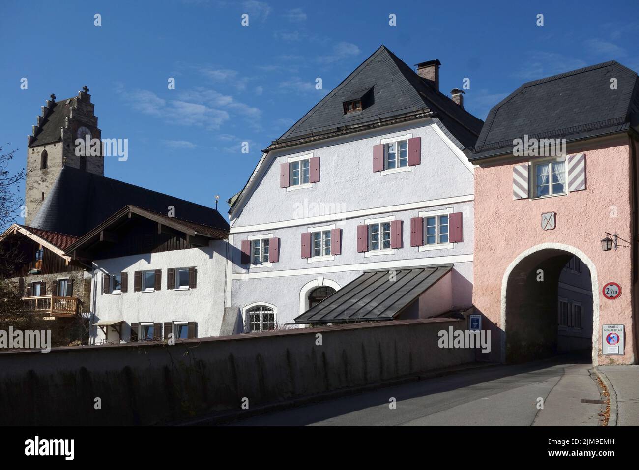 Old town Neubeuern Stock Photo - Alamy