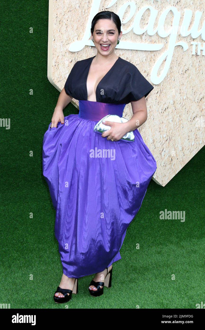 Los Angeles Ca 4th Aug 2022 Molly Ephraim At Arrivals For A League